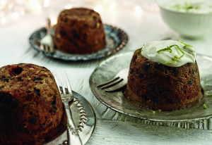 Mini Christmas Puddings with Spiced Rum & Lime Mascarpone - Life & Soul ...